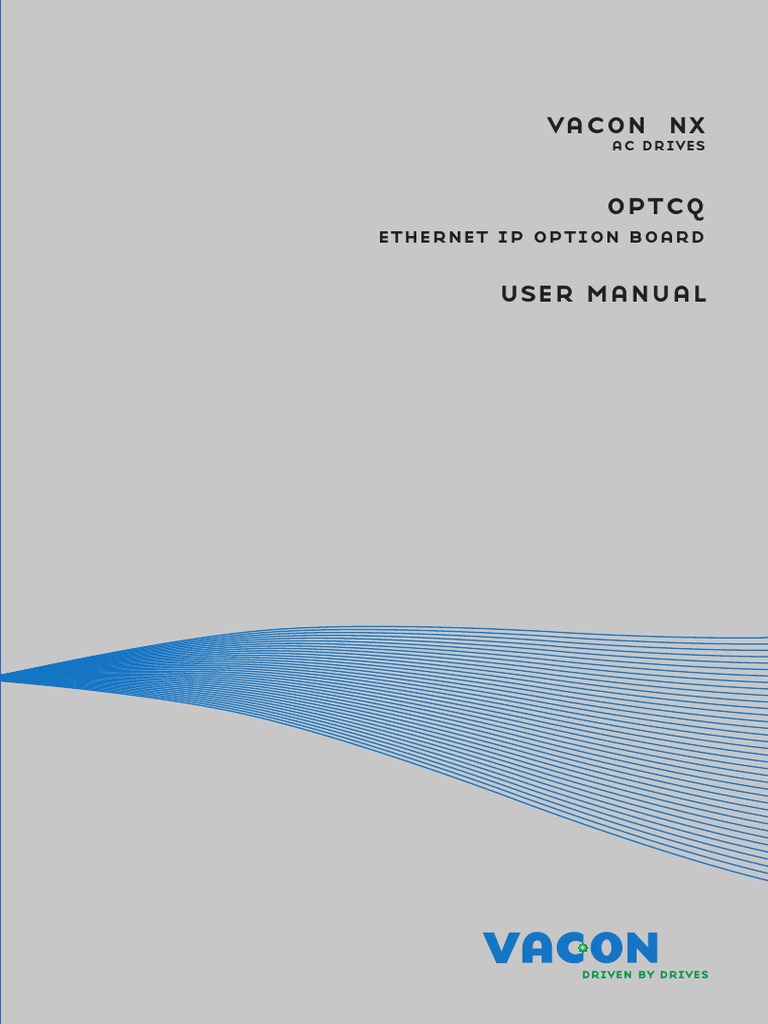 Vacon NX OPTCQ Ethernet IP Board User Manual DPD00 | PDF | Ip Address ...