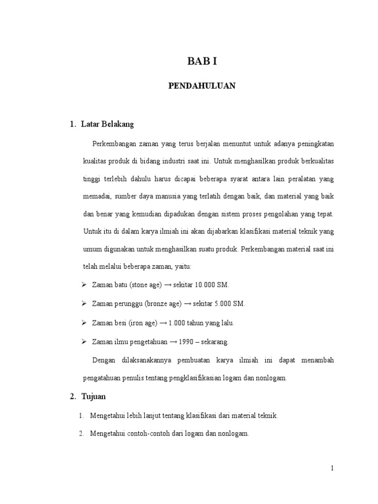 Klasifikasi Material Teknik | PDF
