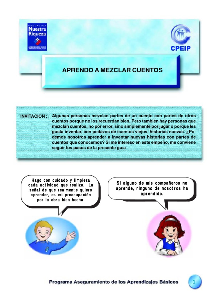 Mezcla de Cuentos para Inventar Historias | PDF | Ficción general