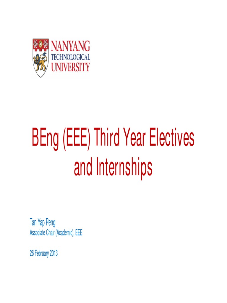 EEE Year 3 Electives | PDF | Electronics | Engineering