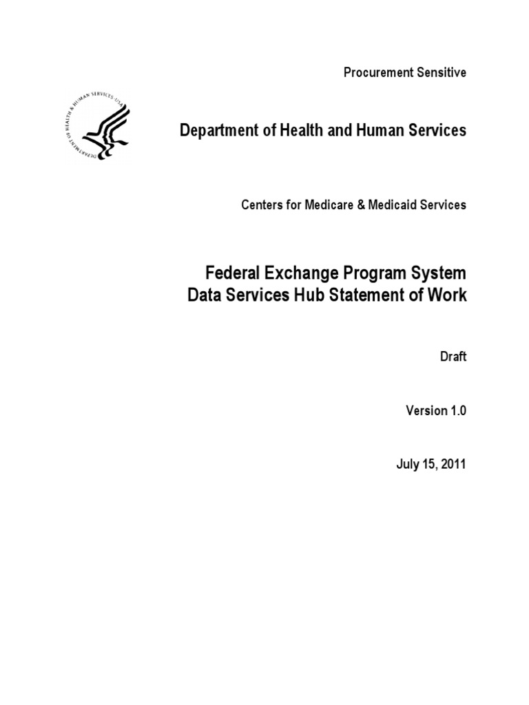 HIX HHS - Hub Statement of Work RFP HIX Federal | PDF | Information ...