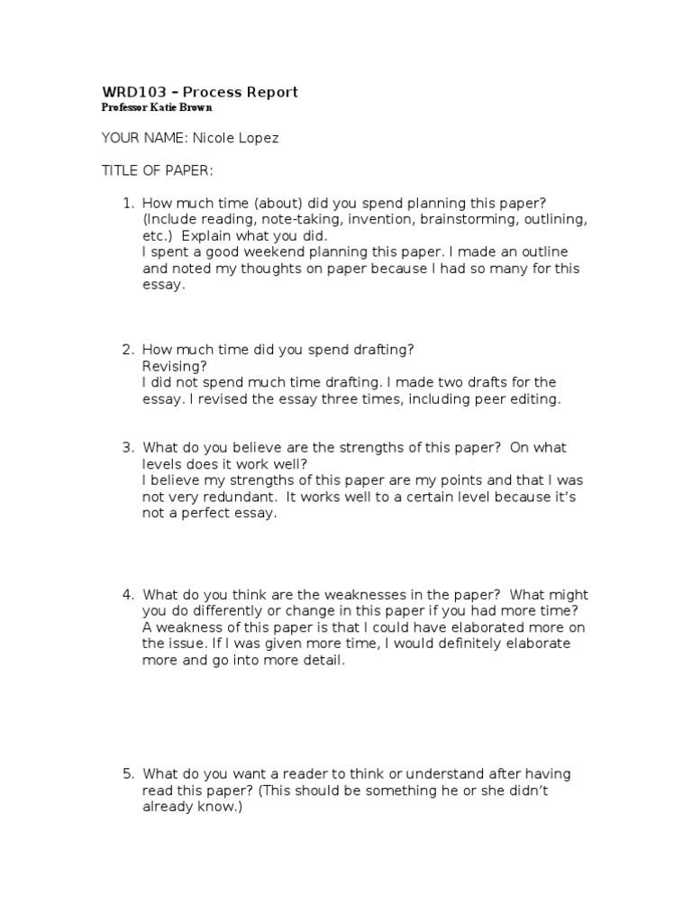 Editorial Process Report | PDF | Career & Growth