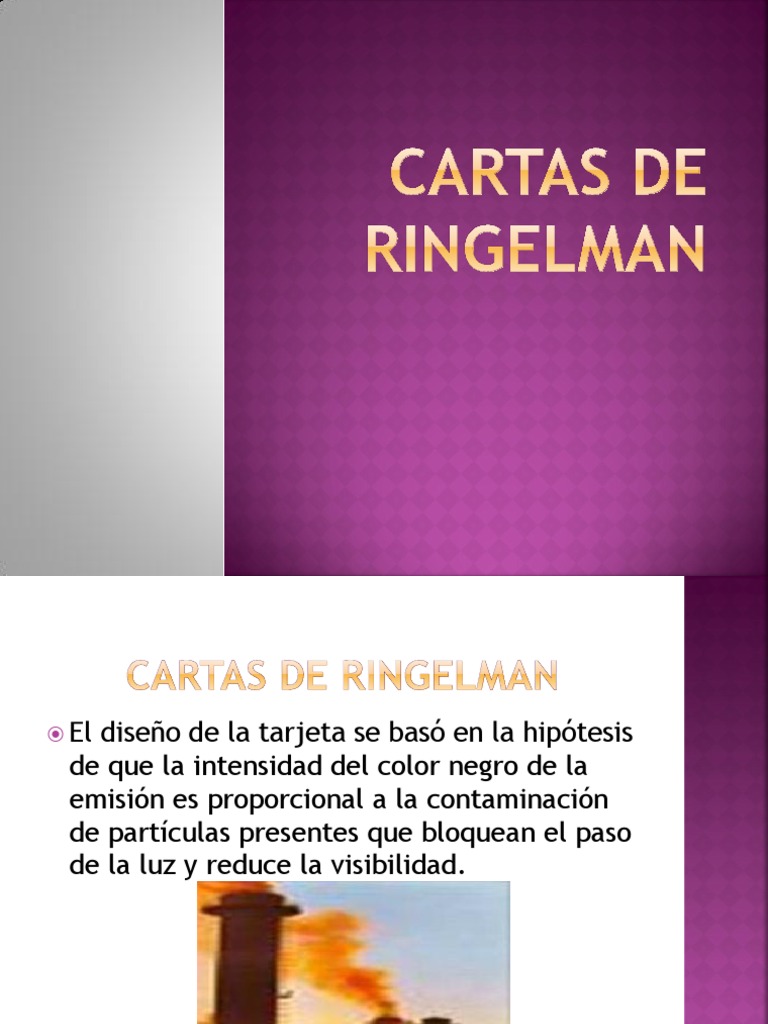 Cartas de Ringelman | PDF | Chimenea | Color
