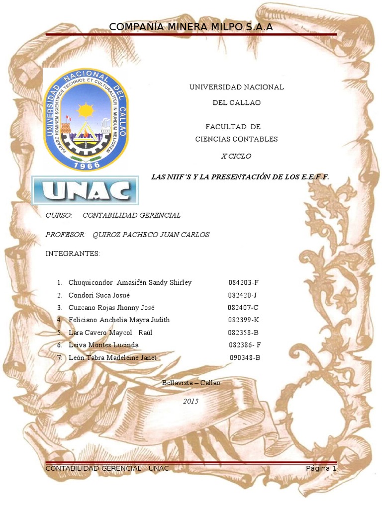Milpo S.A.A - Trabajo Final | PDF | Minería | Perú