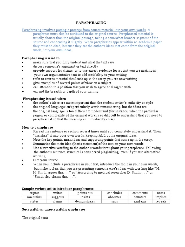 Paraphrasing | PDF | Nursing | Patient