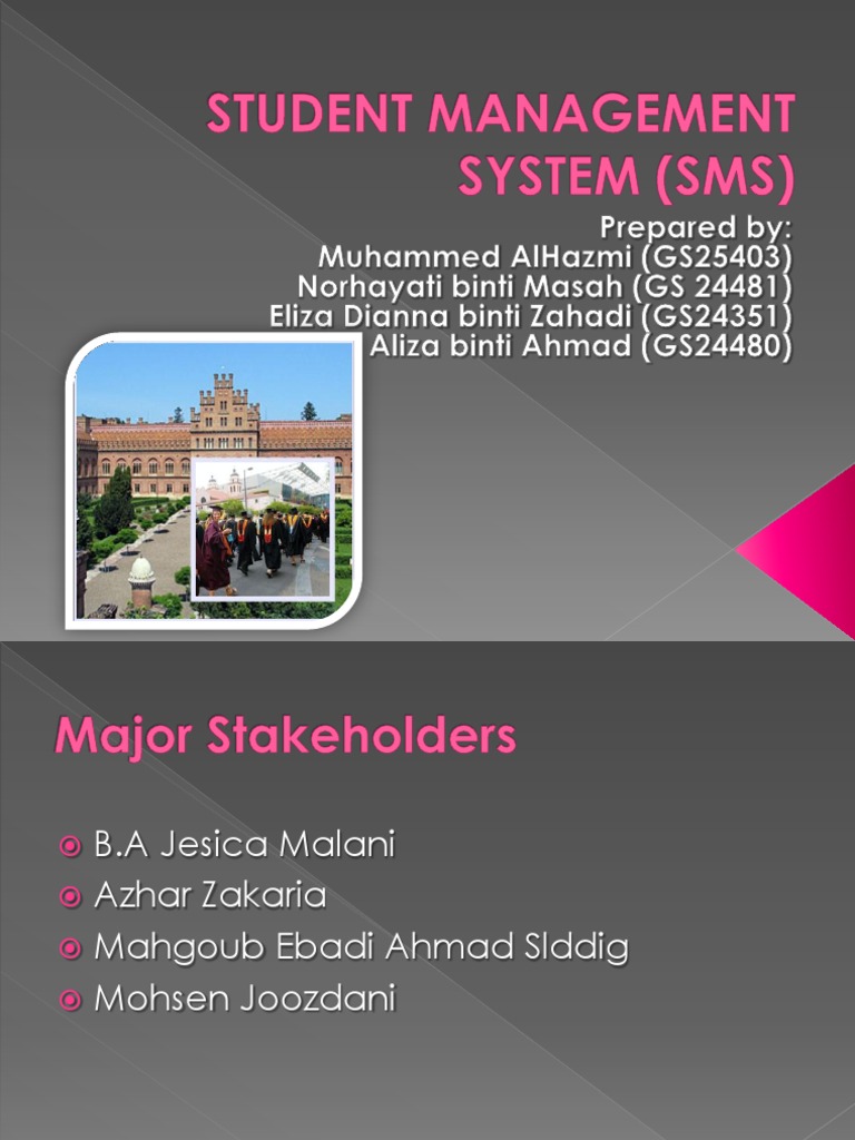 SMS Student Management System Overview | PDF | Usability | Modular ...