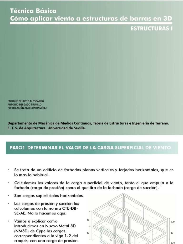 Cálculo de Cargas de Viento en Estructuras | PDF | Herida | Ingeniería ...
