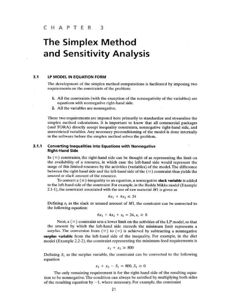 Taha CH3 | PDF | Operations Research | Applied Mathematics