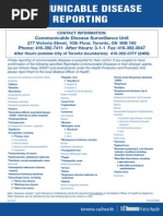 List of Reportable Diseases | PDF | Infection | Virus