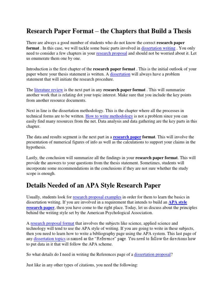 Research Paper Format | Download Free PDF | Academic Publishing | Thesis