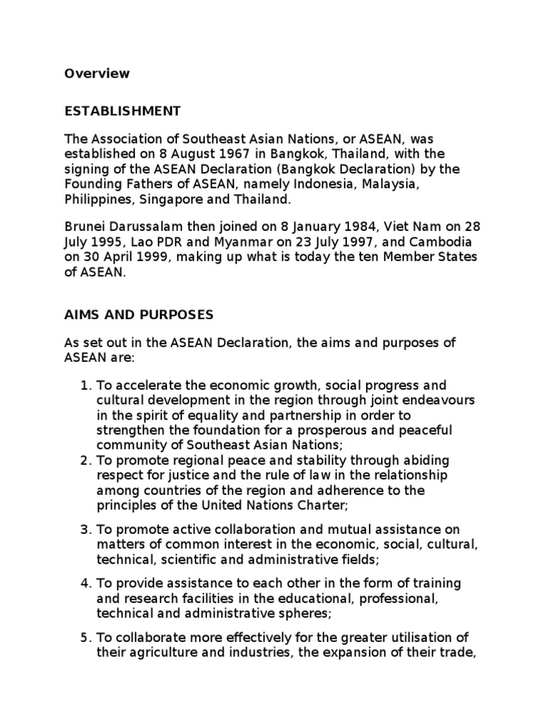 ASEAN | PDF