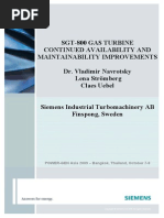 Customer Documentation: Operation & Maintenance SGT-500, SGT-600, SGT ...