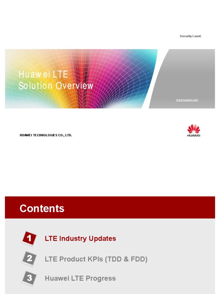 LTE Solution Overview - Huawei | Lte (Telecommunication) | Wi Max