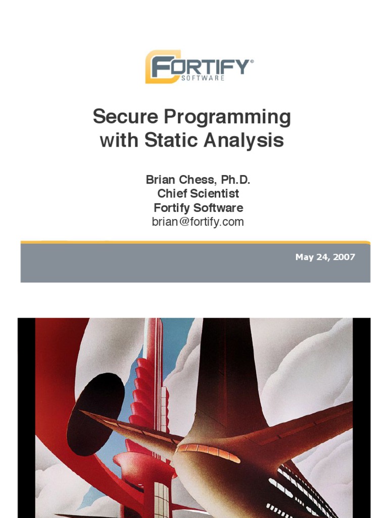 Secure Programming With Static Analysis Pdf Library Computing 6479