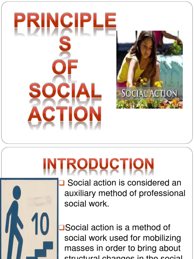 Principles of Social Action | PDF | Social Work | Sociological Theories