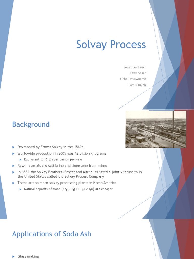 Solvay Process | Sodium Carbonate | Industrial Processes