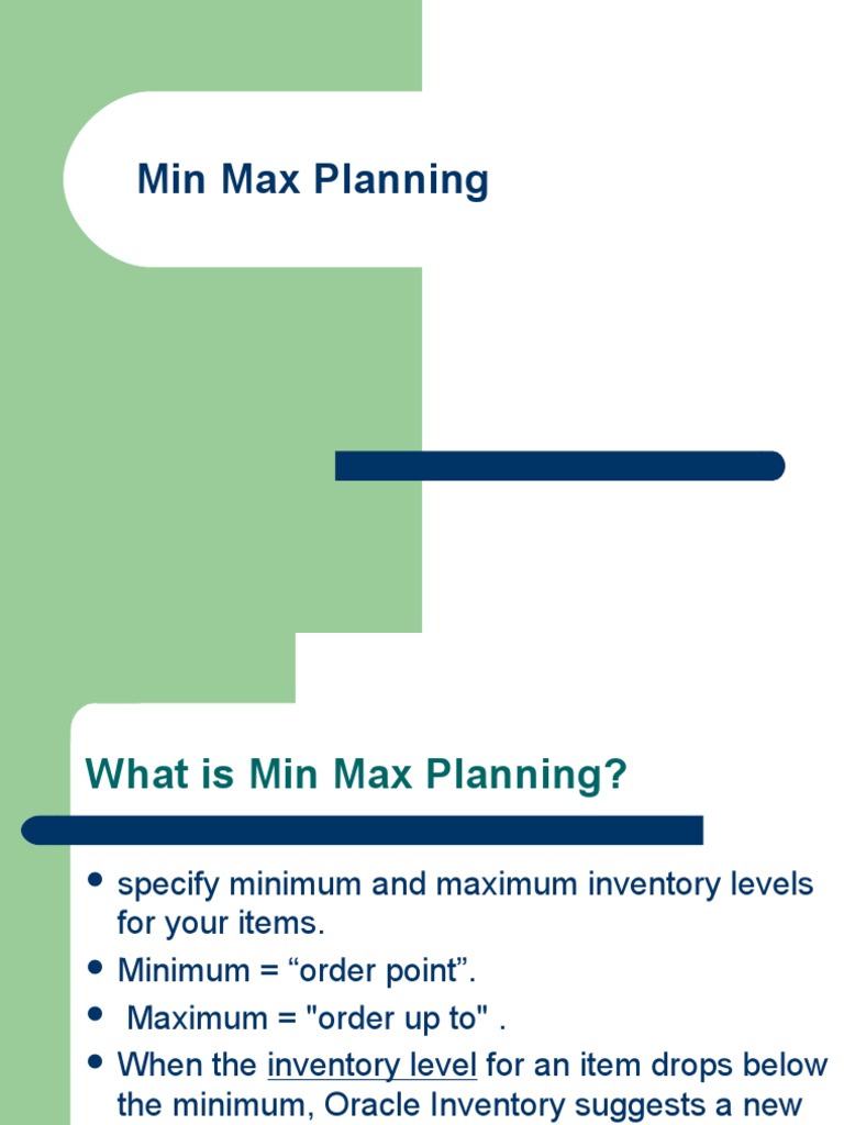 Min Max Planning | PDF