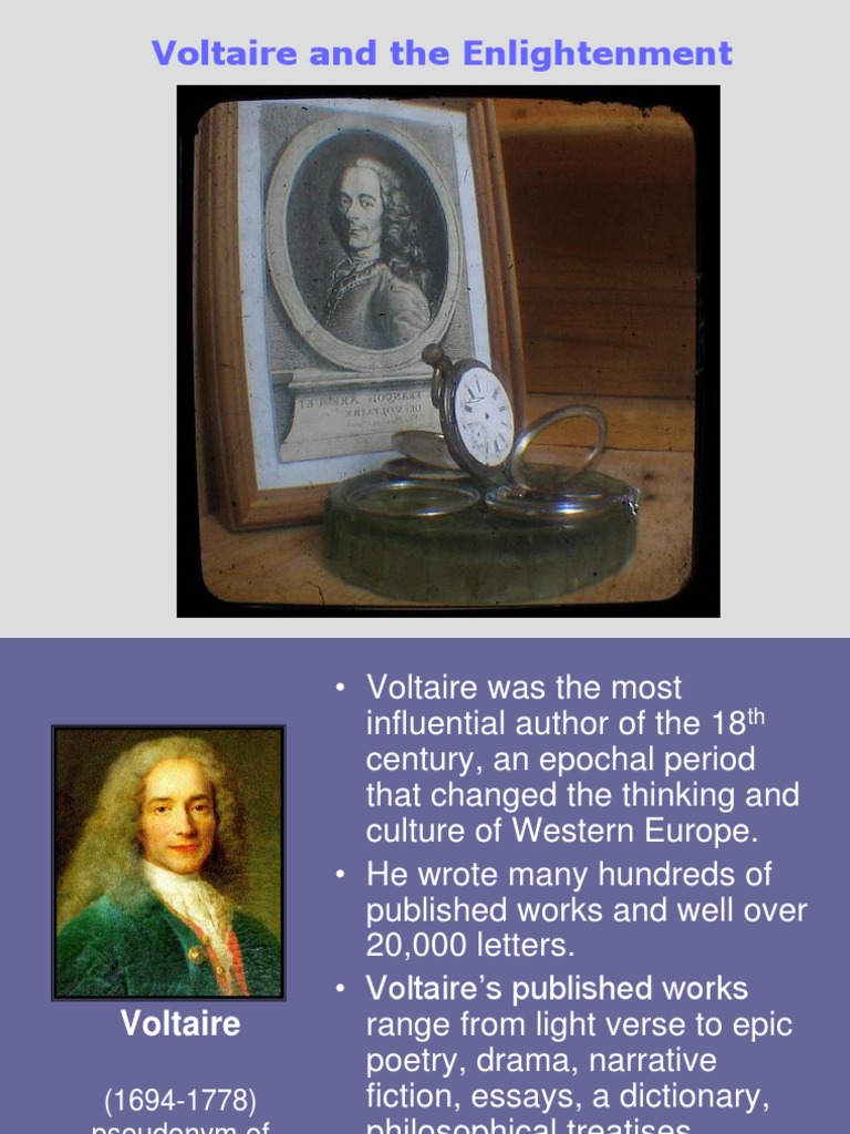 Voltaire's Influence on Enlightenment Thought | PDF | John Locke | Voltaire