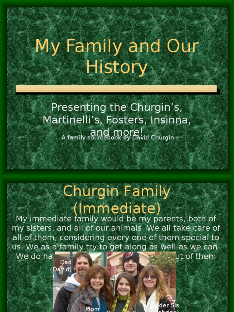 Family History Project | PDF | Family | Society