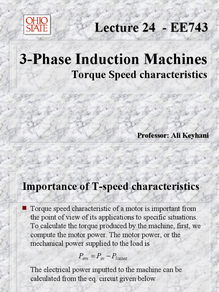 3-Phase Induction Machines | PDF | Electrical Equipment | Electromagnetism