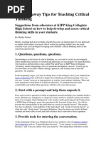 Creative Roll Call Ideas for Meetings | PDF