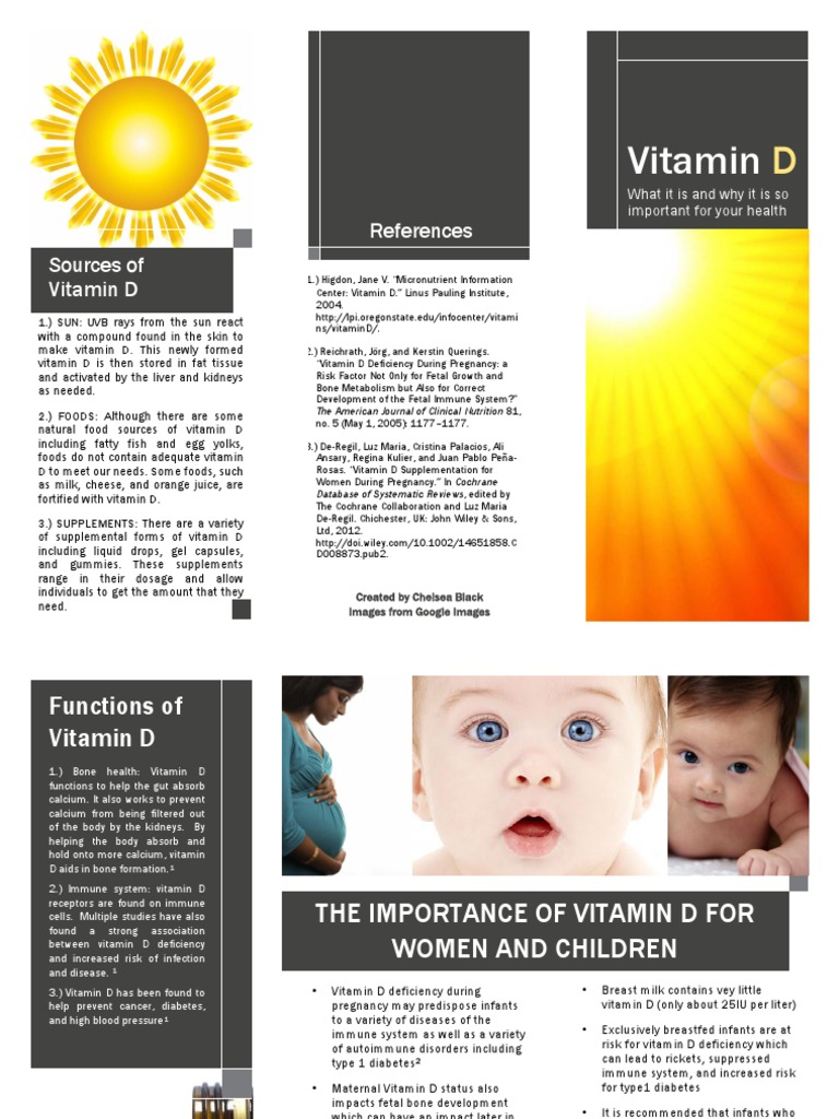 Vitamin D Handout | PDF | Vitamin D | Vitamin