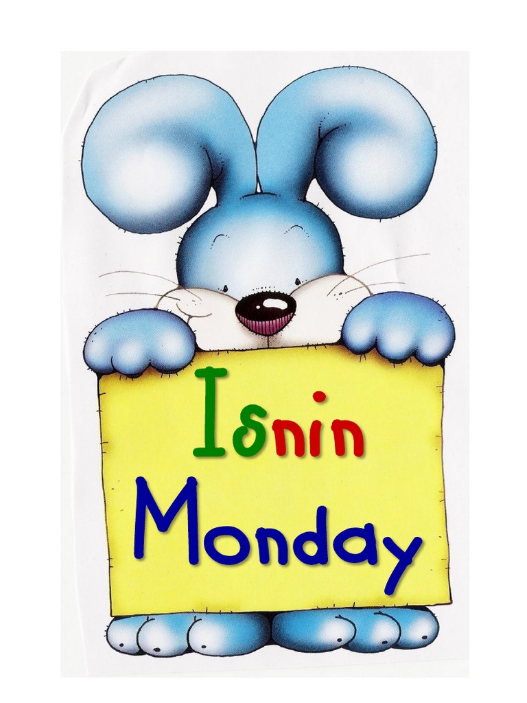 Flashcard Nama Hari | PDF