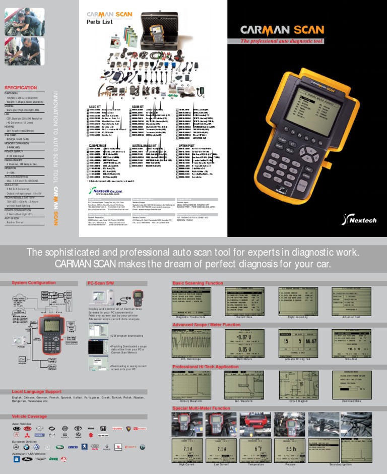 Carman Scan I | PDF | Personal Computers | Motor Vehicle