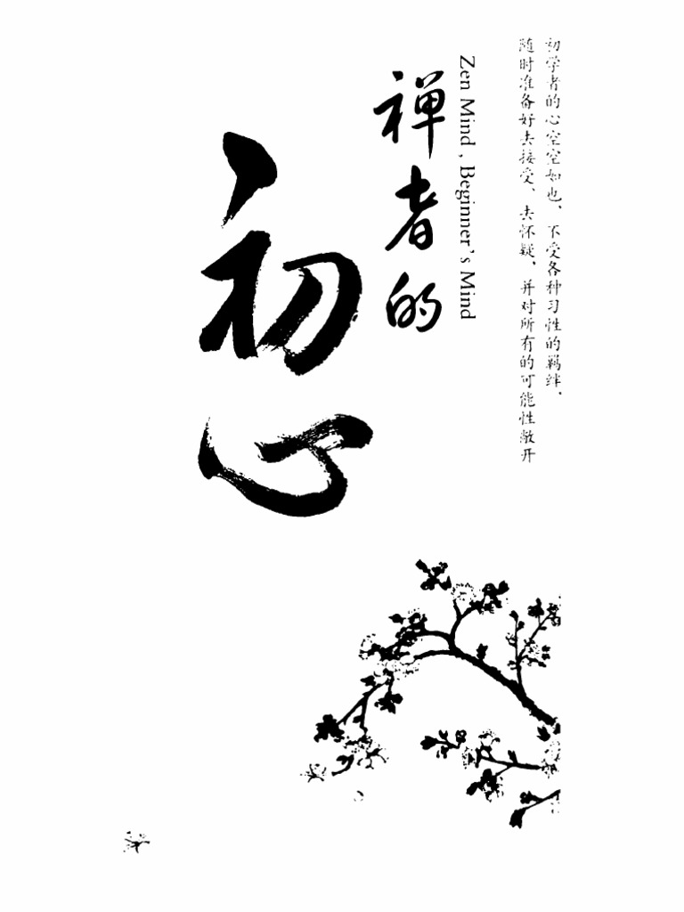 Zen Mind Beginngers Mind - Chinese | PDF
