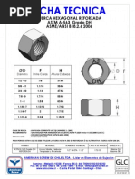 Ficha Tecnica Perno Estructural Astm A 325 Tipo 1 | PDF | Tornillo | Conocimiento procedimental