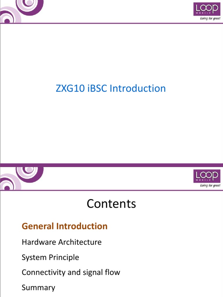 Zte BSC Hardware Presentation | PDF | Network Switch | Telephone Exchange