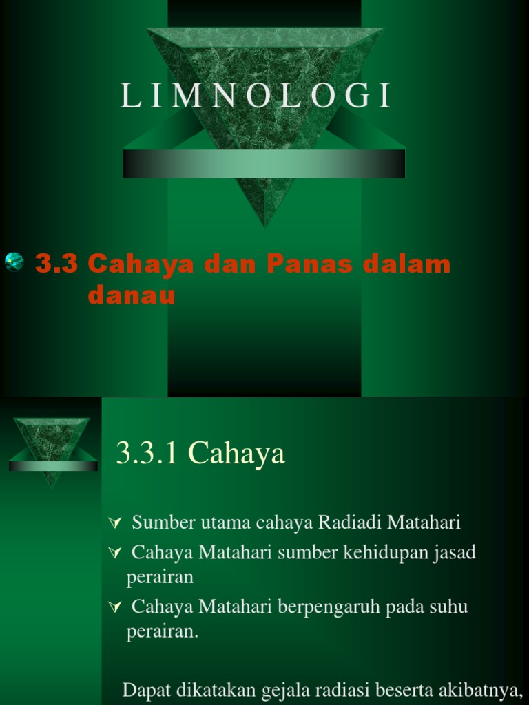 Limnologi 4 | PDF | Seni | Sains & Matematika