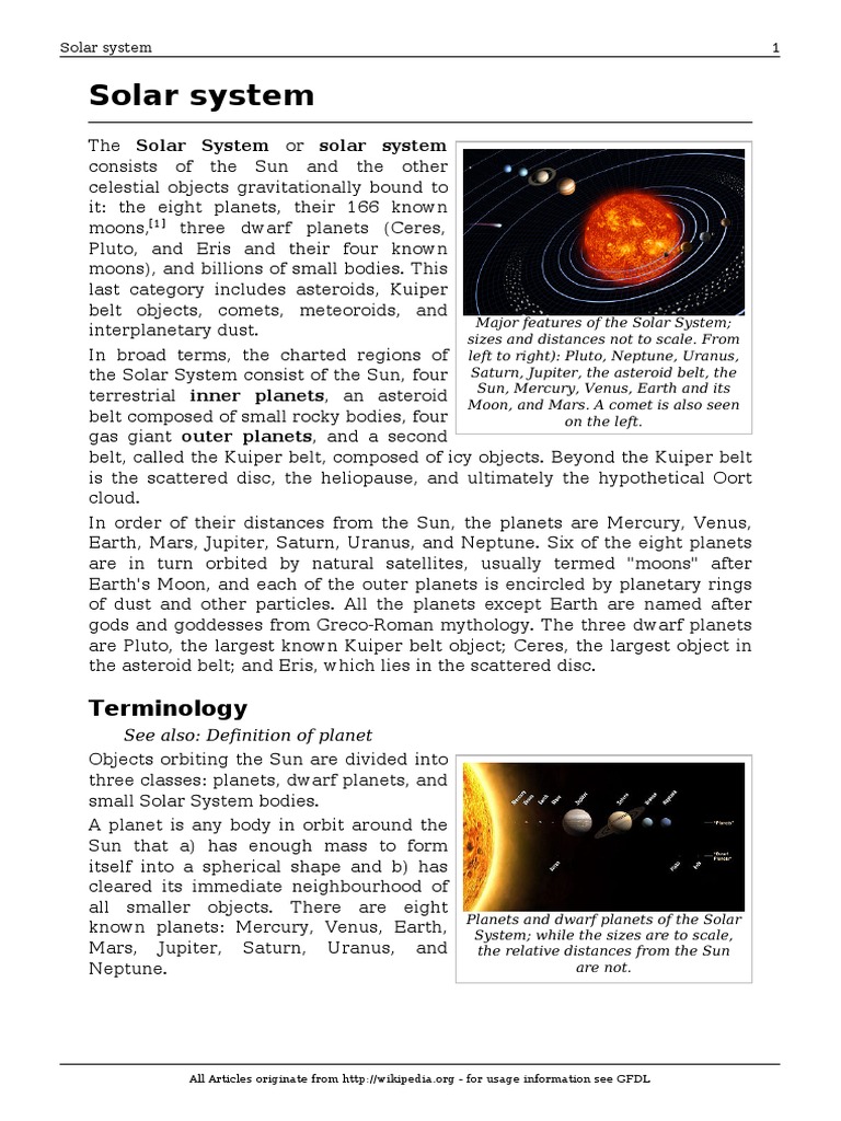 Solar System | PDF | Solar System | Planets