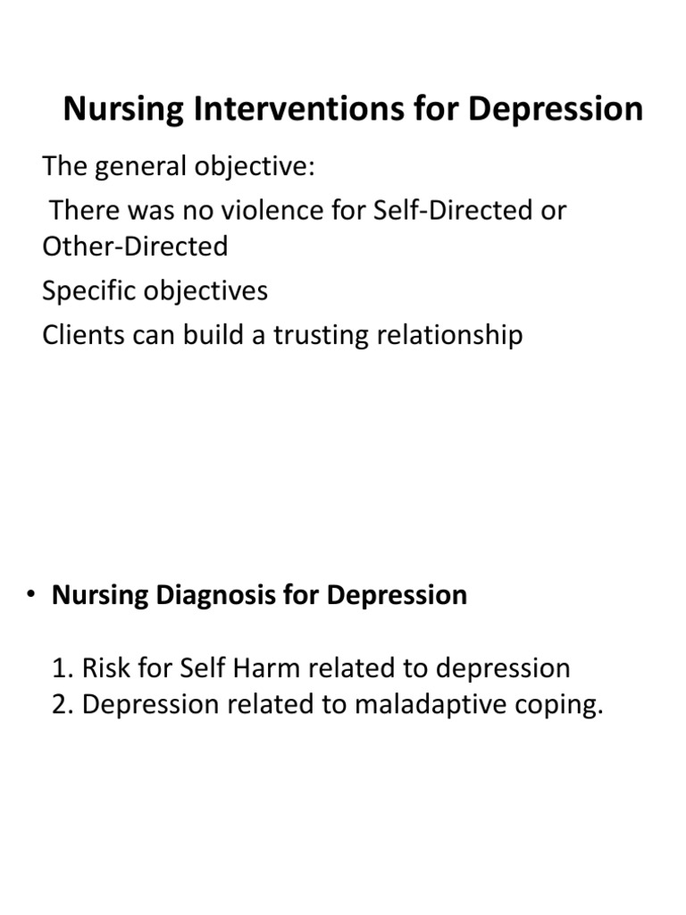 Nursing Management of Depression | Coping (Psychology) | Patient