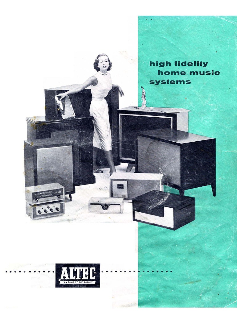 Altec - Catalog 1964 | PDF | Loudspeaker | Equalization (Audio)