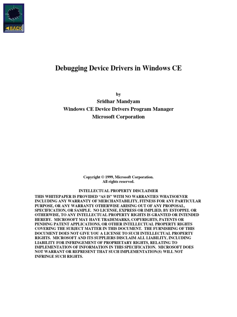 Debugging Device Drivers in Windows CE | PDF | Thread (Computing ...