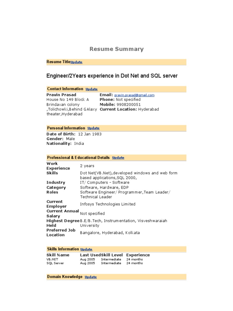 Resume of Usha | PDF | Microsoft Sql Server | Active Server Pages