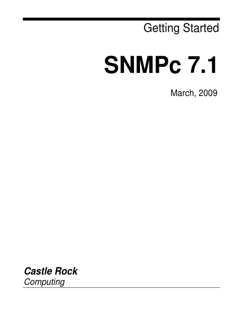 SNMPC 7.1: Getting Started | PDF | Icon (Computing) | Microsoft Windows