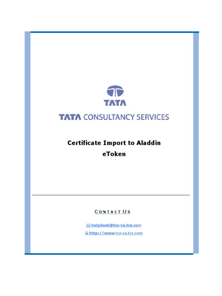 User Guide Aladdin Etoken | PDF | Installation (Computer Programs ...