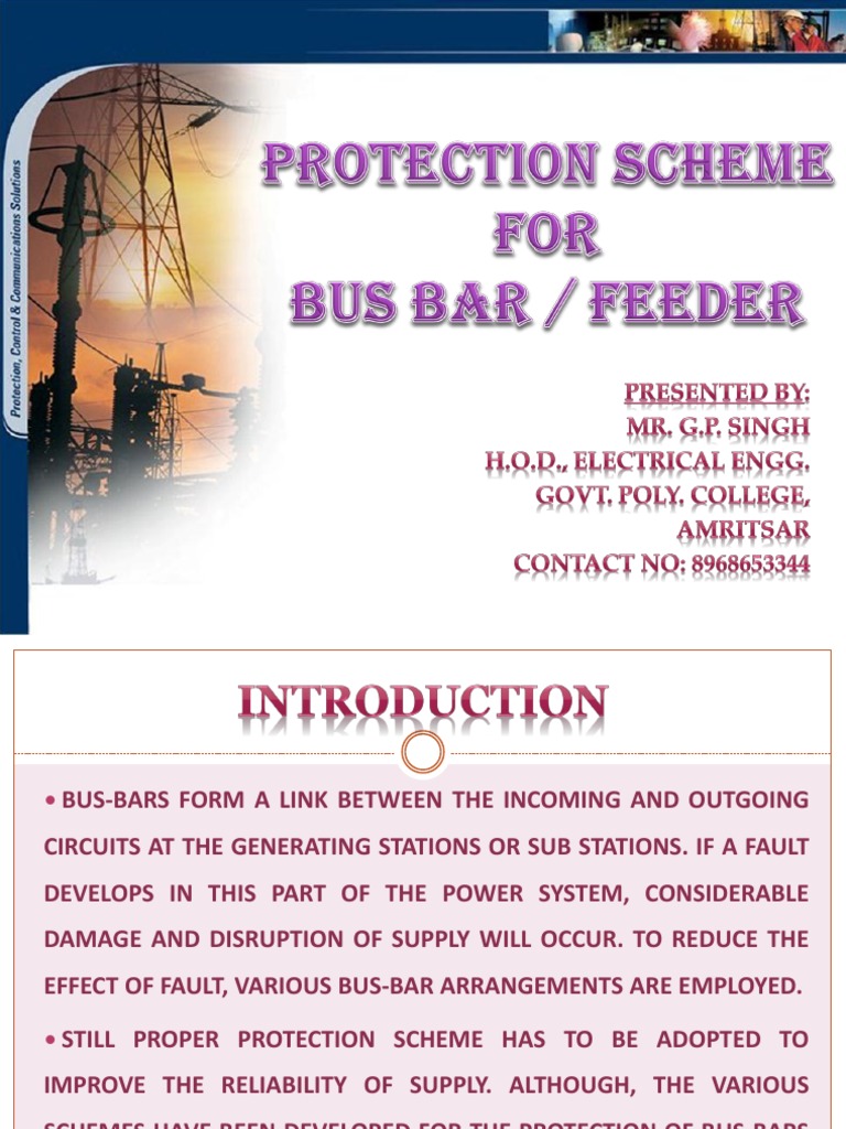 Busbar Protection Schemes Explained | PDF | Electrical Substation | Relay