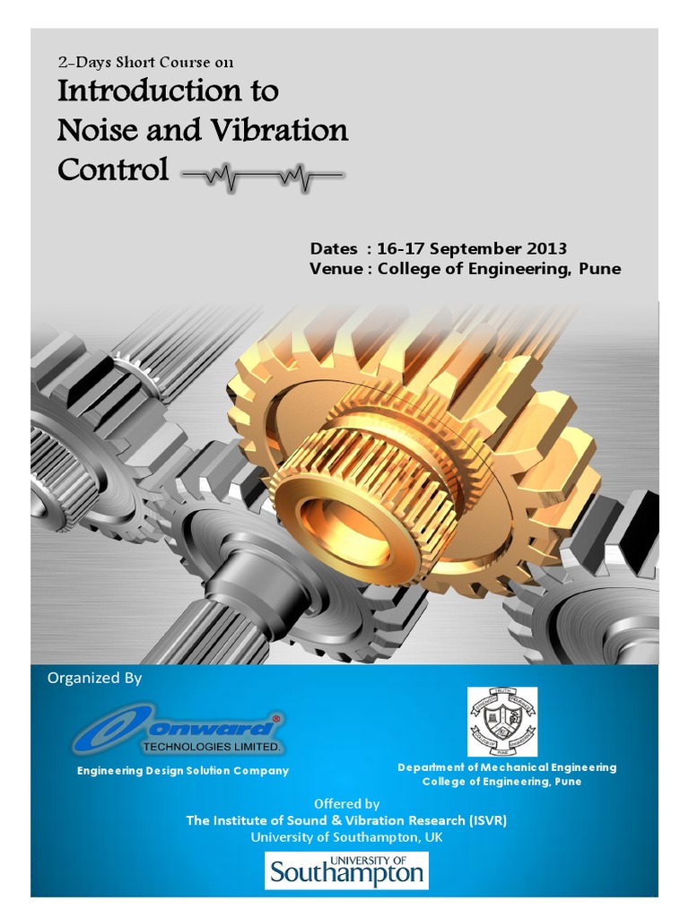 Introduction to Noise and Vibration Control Course | PDF | Acoustics ...