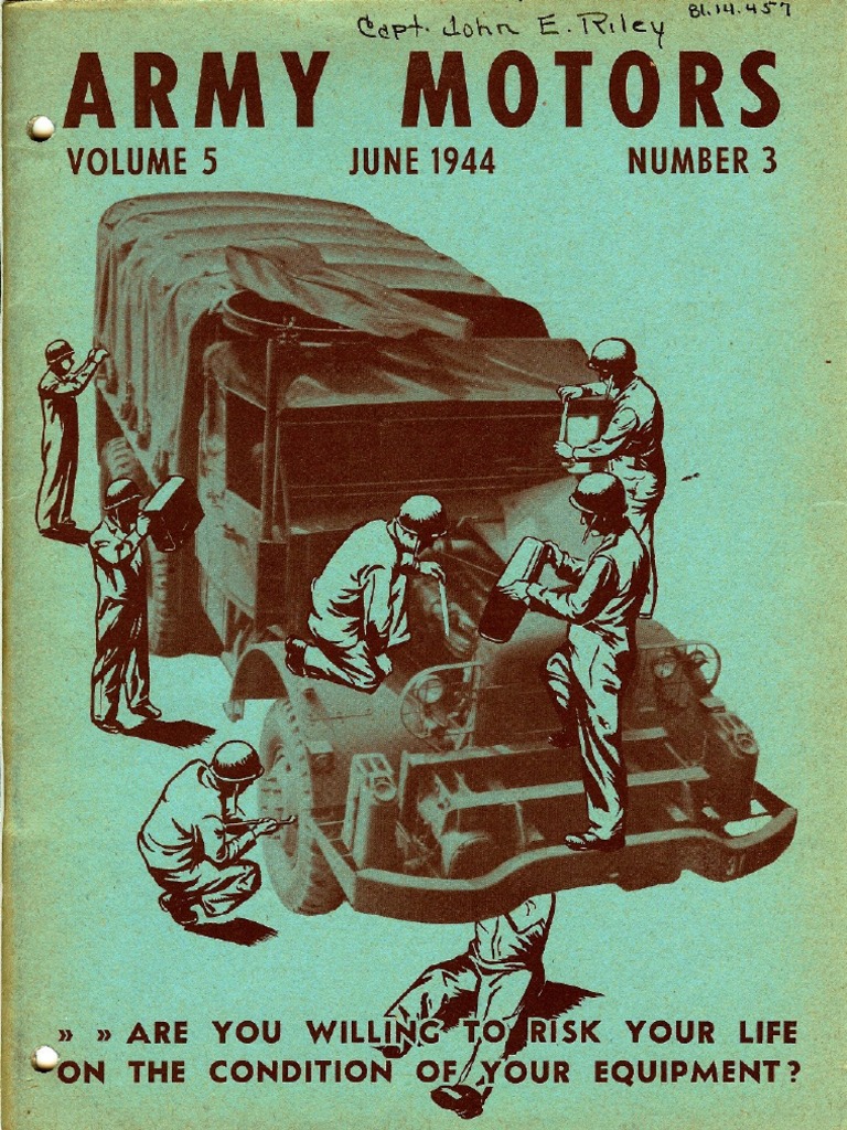 Army Motors - Vol. 5, No. 3 (Jun 1944) | PDF