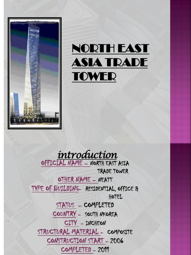 North East Asia Trade Tower | PDF