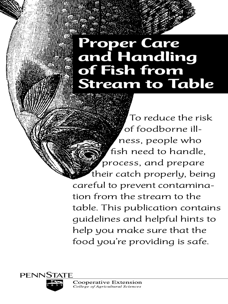 Safe Fish Handling from Stream to Table | PDF | Pennsylvania State ...