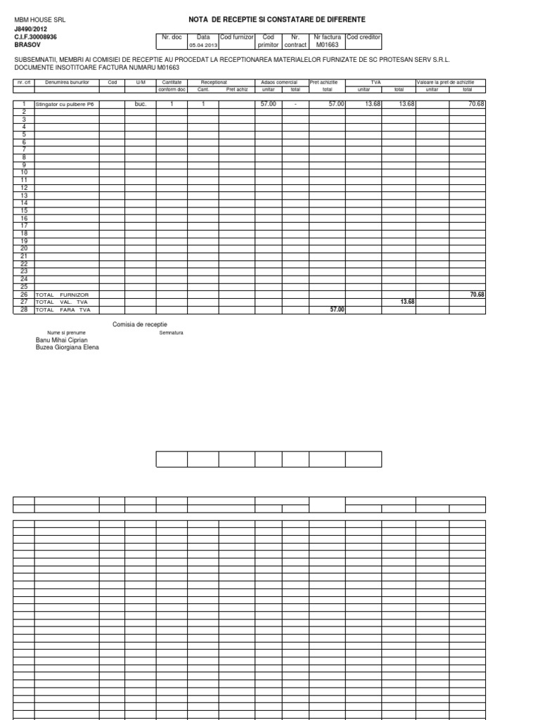 Model Nir Excel | PDF