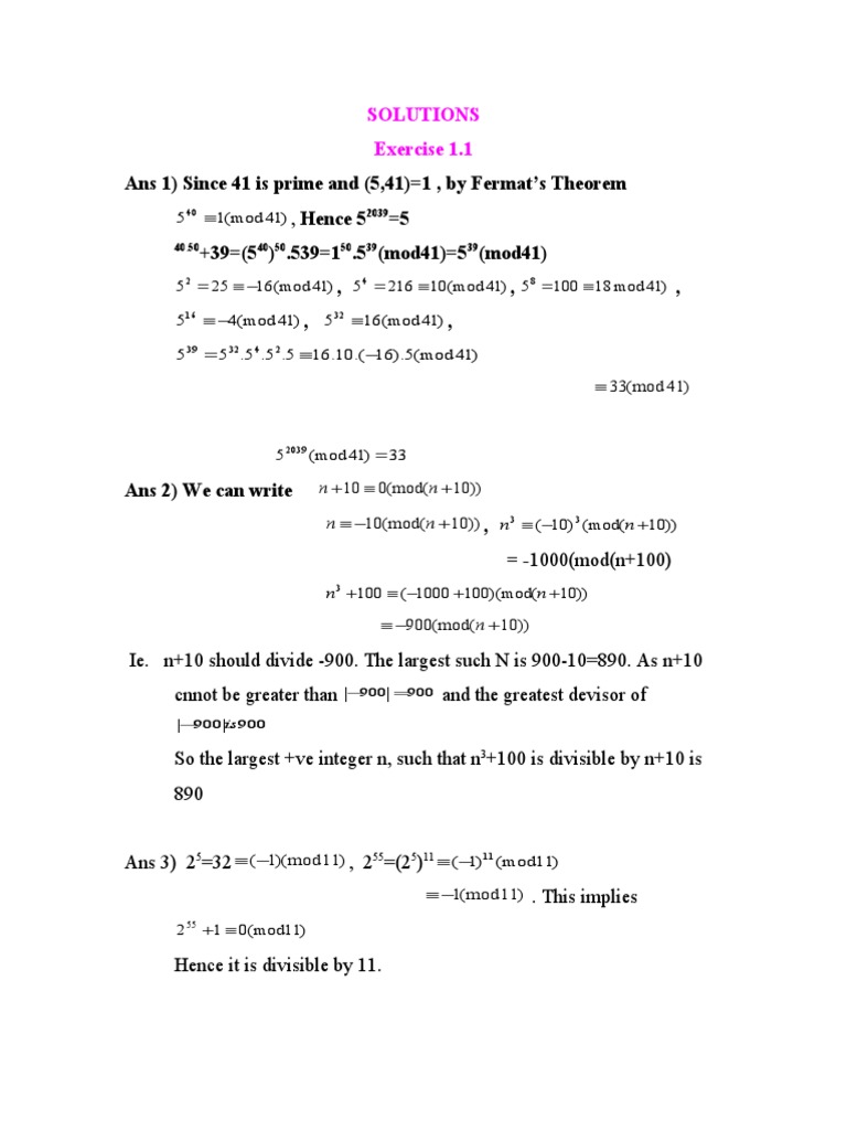 Maths Olympiad Solution | PDF | Mathematical Concepts | Mathematical Objects