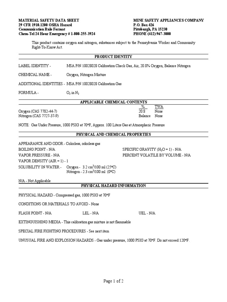 10028028 | PDF | Oxygen | Gases