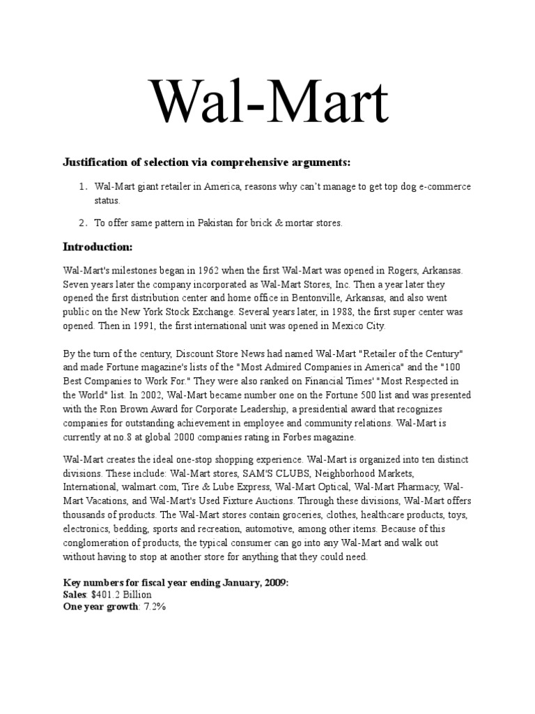 Walmart Analysis | PDF | Walmart | Credit Card