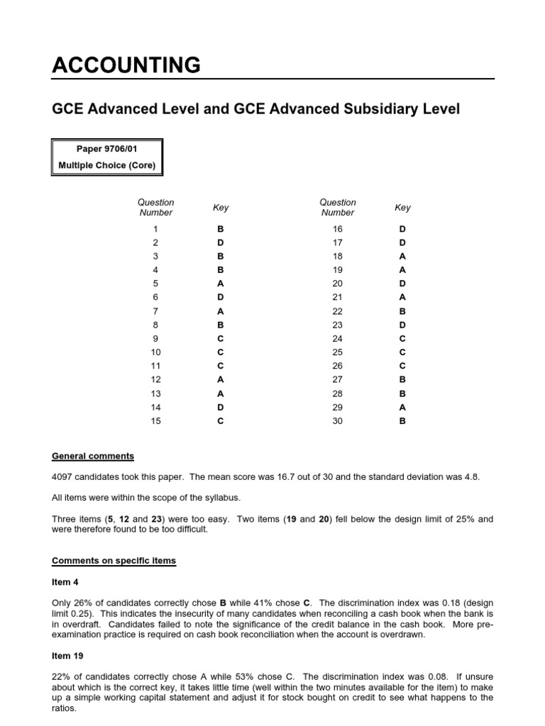 GCE Advanced Level and GCE Advanced Subsidiary Level | PDF | Present ...