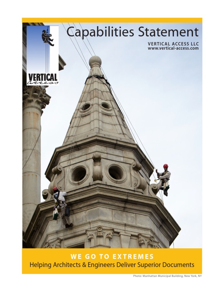 Vertical Access Capability Statement - Buildings | PDF | Architect ...